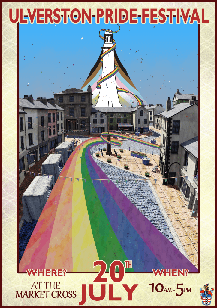 A Behind The Scenes Look At The Ulverston Pride Festival Poster ...